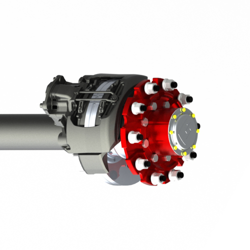 Drum Brake Axles 980 series - ⌀420x180 - Granning Axles & Solutions