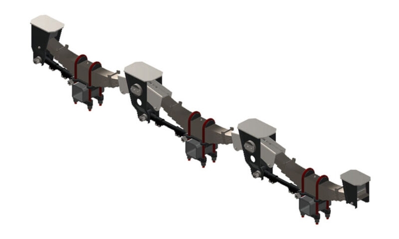 Heavy Duty range of Axles & Suspensions Steer Axles & Walking Beams